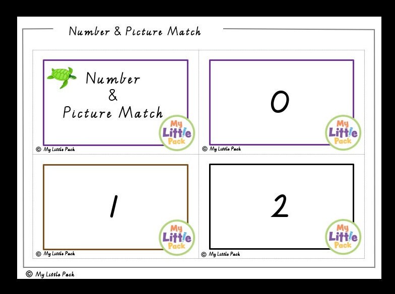 Alphabet and Number Match Cards - Etsy