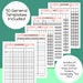 111 Teacher Assessment Record TEMPLATES - Geometric Theme - Etsy
