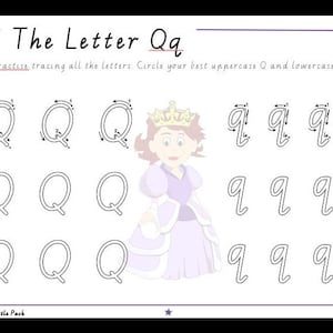 31 Printable Worksheets - Alphabet Practise and Tracing Letter Families ...