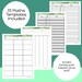 111 Teacher Assessment Record TEMPLATES - Geometric Theme - Etsy