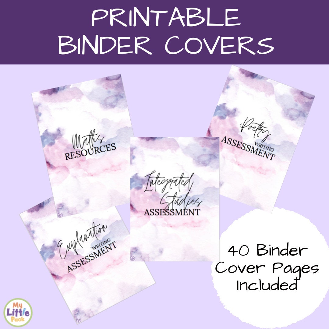PRINTABLE I Beautifully Designed Teacher Binder Covers I Summer Breeze ...