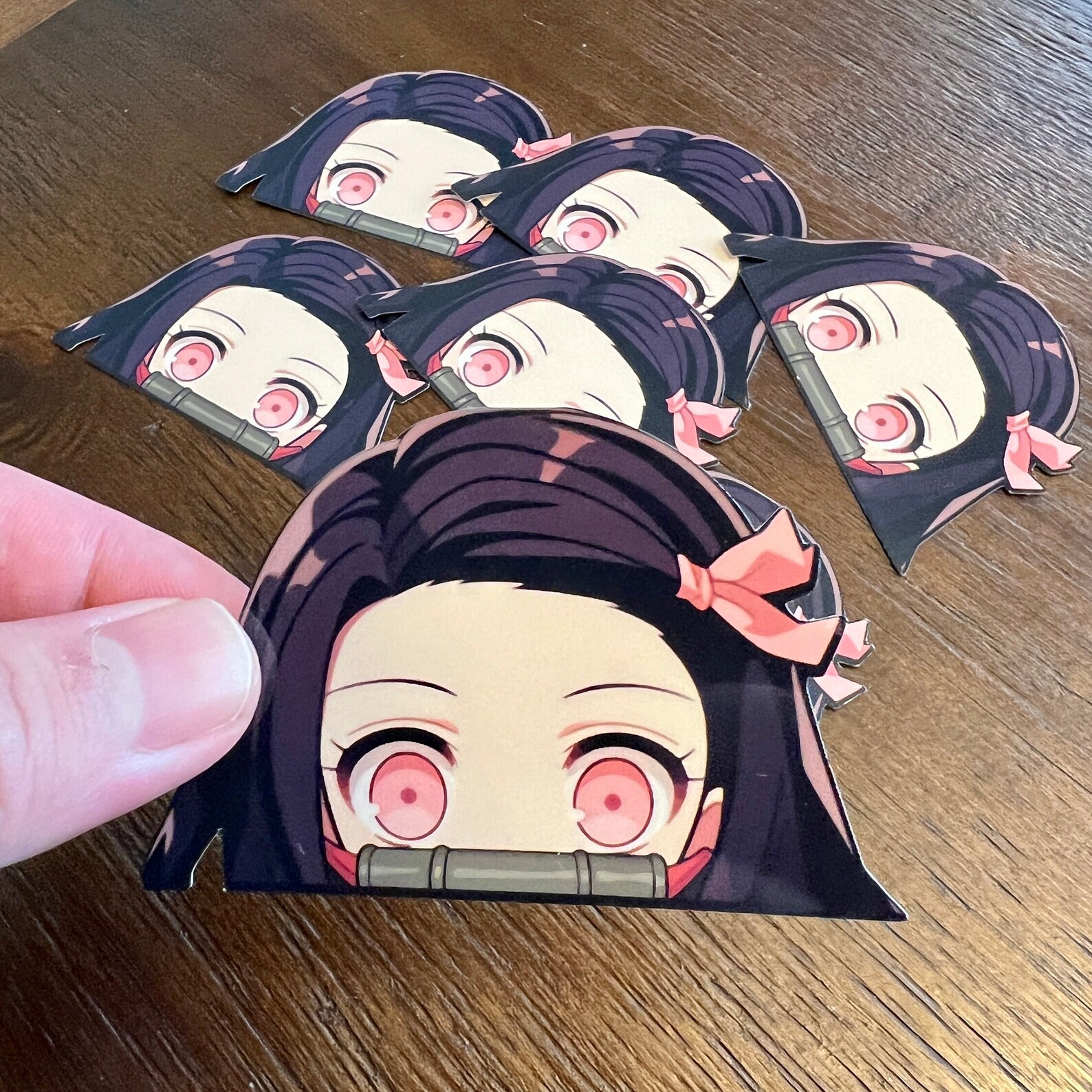 Anime Peeker Sticker Cute Demon Girl Character Sticker for - Etsy