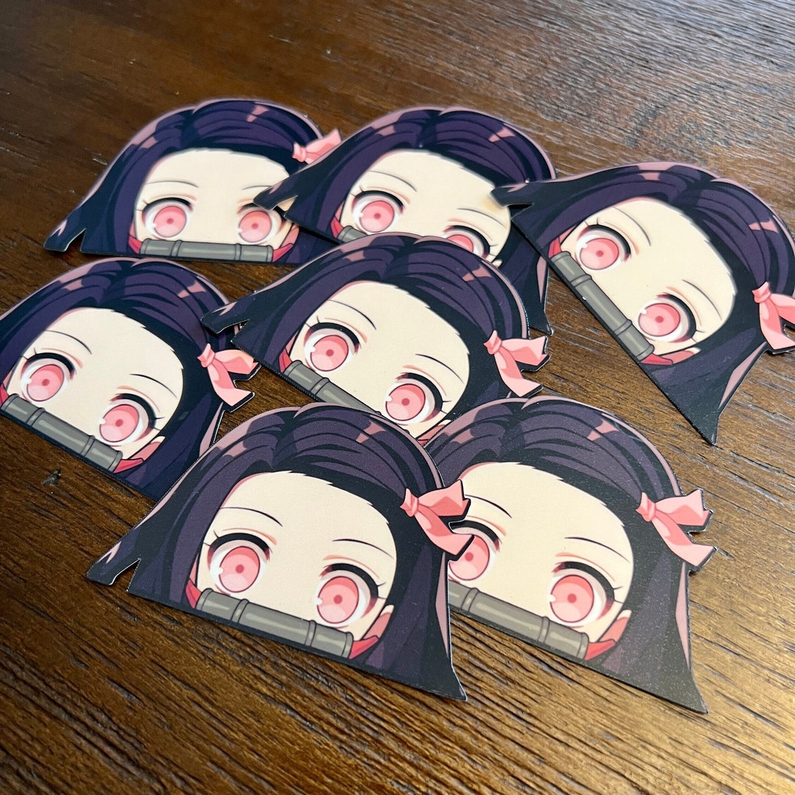 Anime Peeker Sticker Cute Demon Girl Character Sticker for Laptop ...