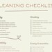 Comprehensive Cleaning Checklist - Transform Your Space! - Etsy