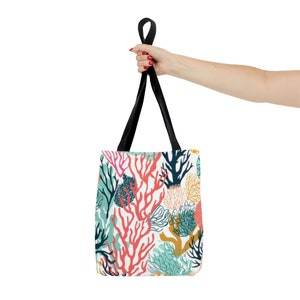Add a Splash of Color to Your Summer With This Coral Reef Print Tote ...