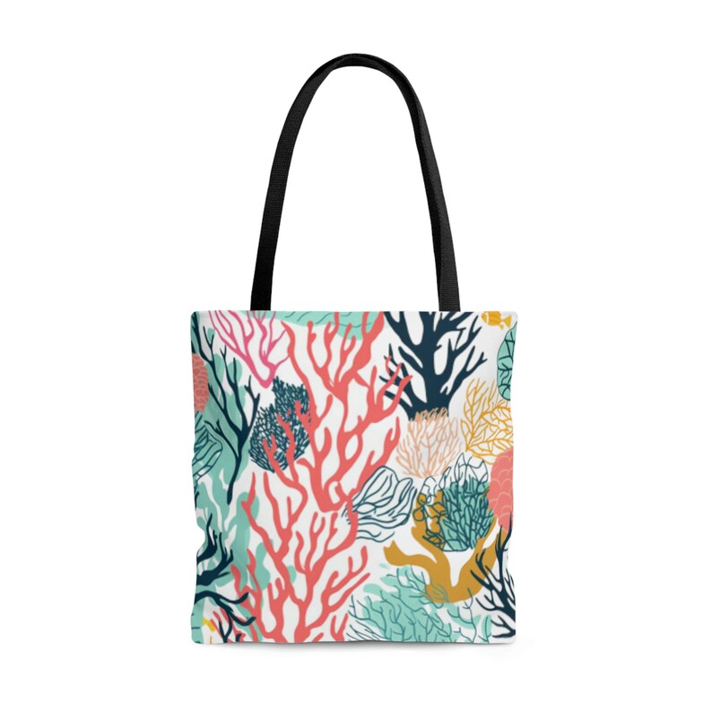 Add a Splash of Color to Your Summer With This Coral Reef Print Tote ...