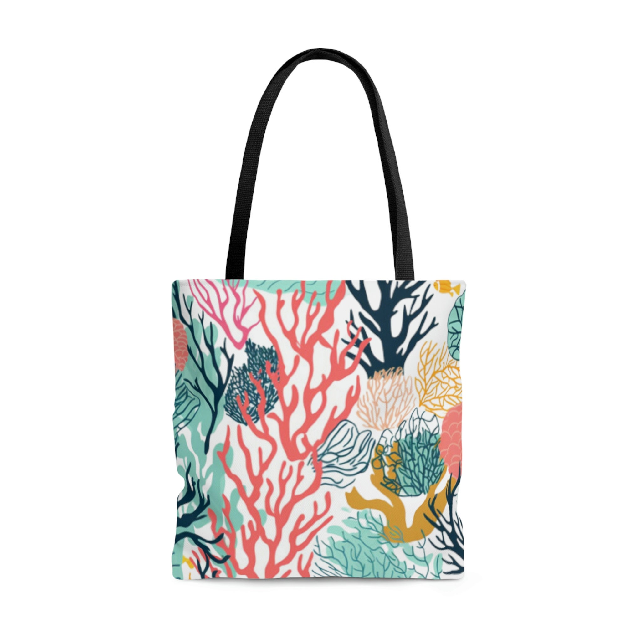 Add a Splash of Color to Your Summer With This Coral Reef Print Tote ...