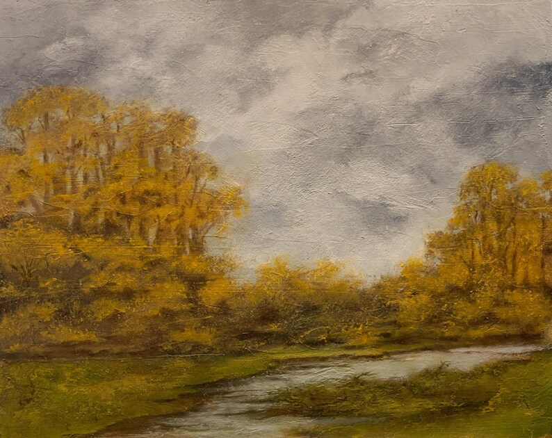 Original Oil Painting, 8x10 Landscape Painting, Original Landscape ...