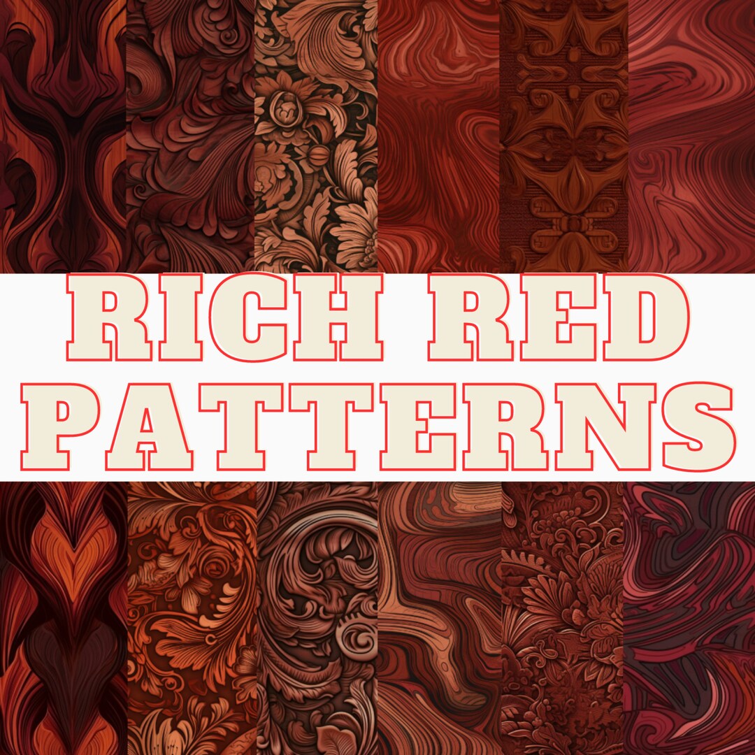 Red, Velvet, Rich Red Patterns, Repeatable Red Patterns - Etsy