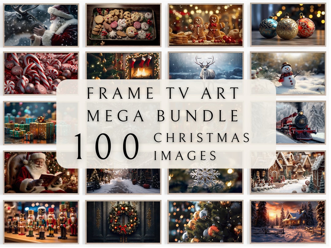 Samsung Frame TV Art Set - Christmas | Frame Art Collection | Mega ...