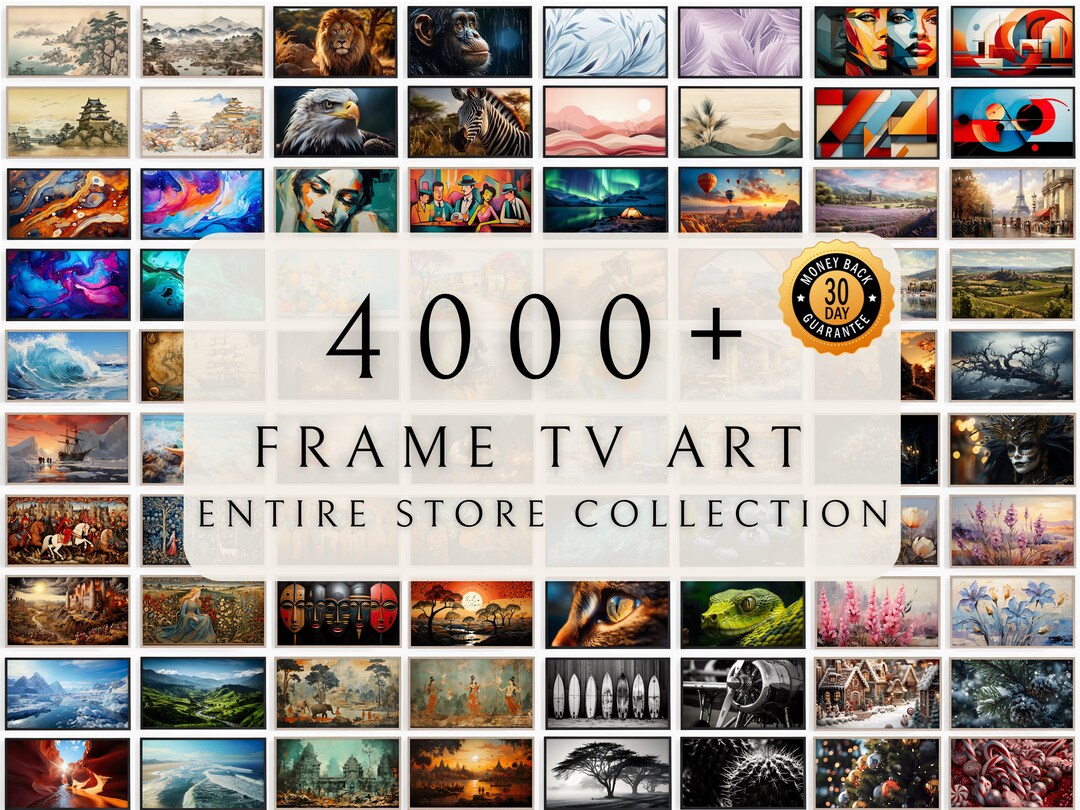 Samsung Frame TV Art Set 4000+ | Frame TV Art Set | Entire Store ...