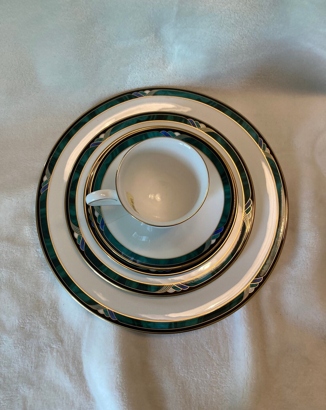 5 Piece Plate Setting, Kelly by Lenox - Etsy