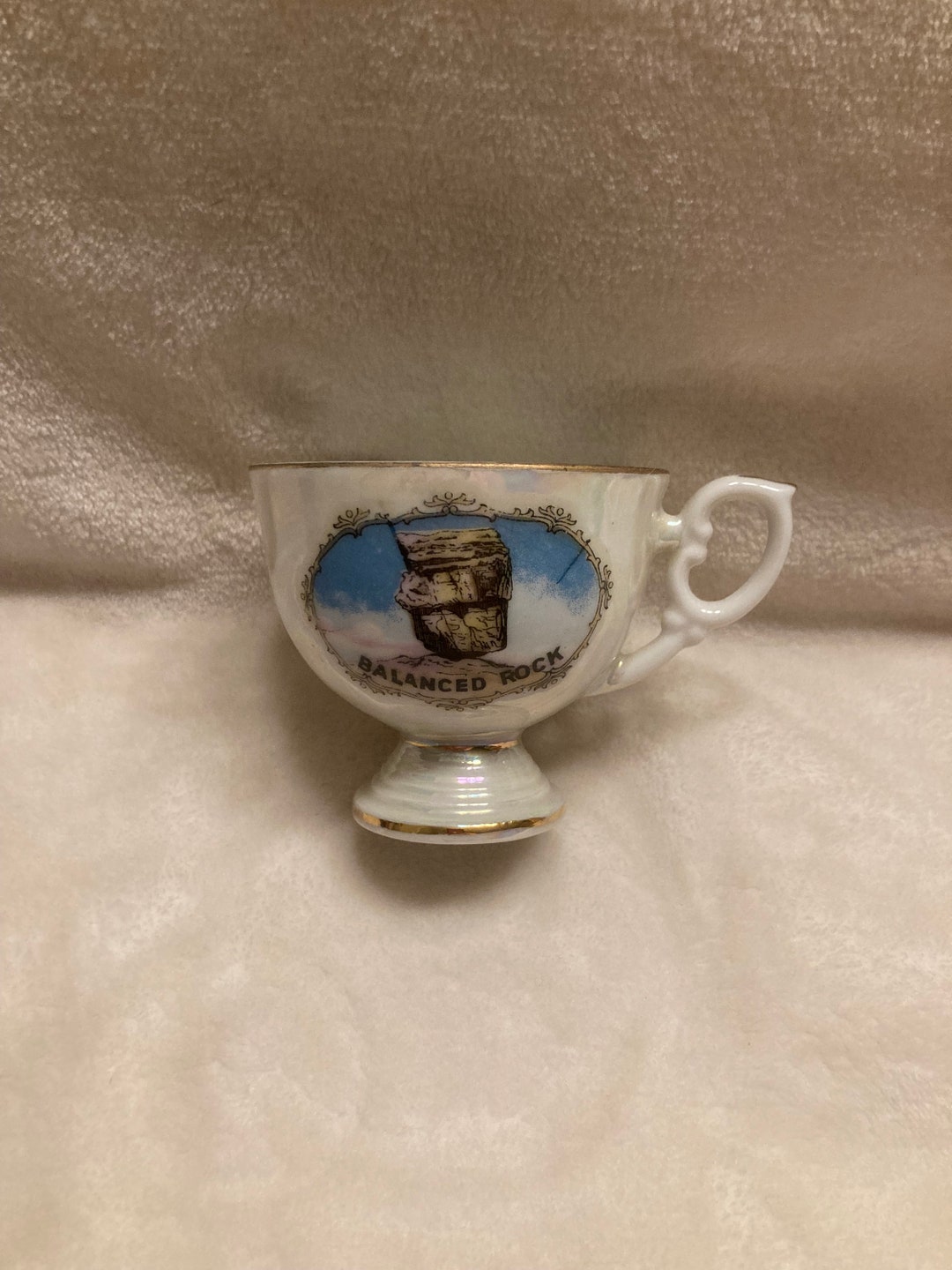 Balanced Rock Vintage Souvenir Cup - Etsy