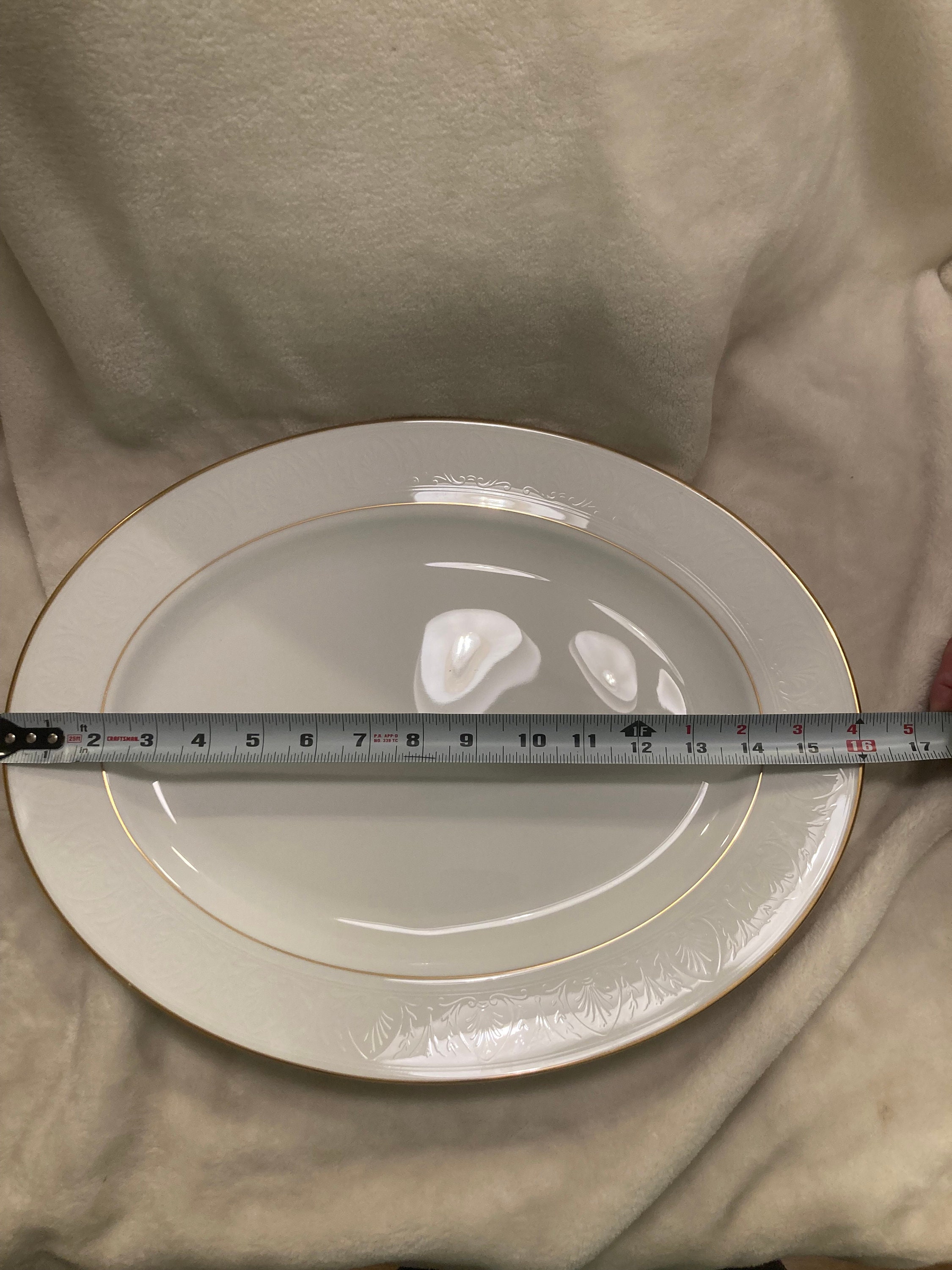 Hannah Gold by Lenox, Platter, Creamer, Bowl, Gravy Boat, Footed Cups ...