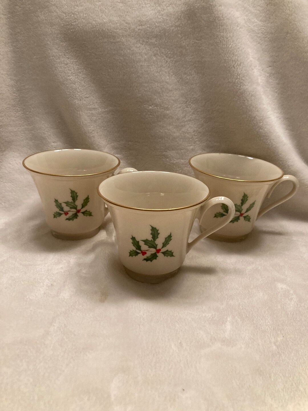 Set of 3 Holiday Footed Cups, L5 Special by Lenox - Etsy
