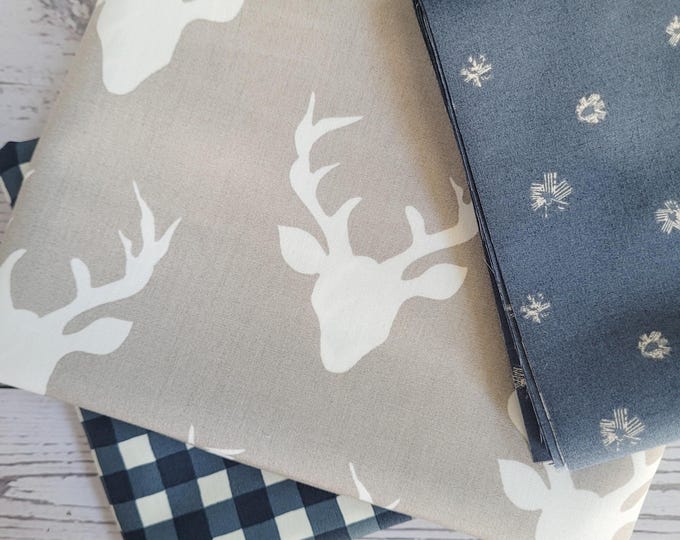 Whole Cloth Quilt Kit Buck Forest Mist Plaid - Etsy