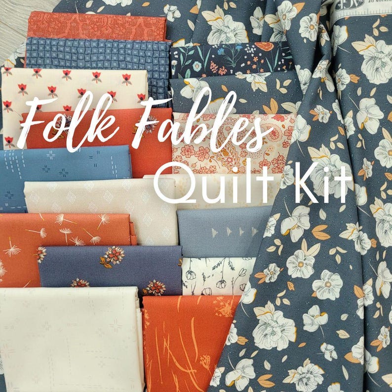 Folk Fables Quilt Kit - Etsy