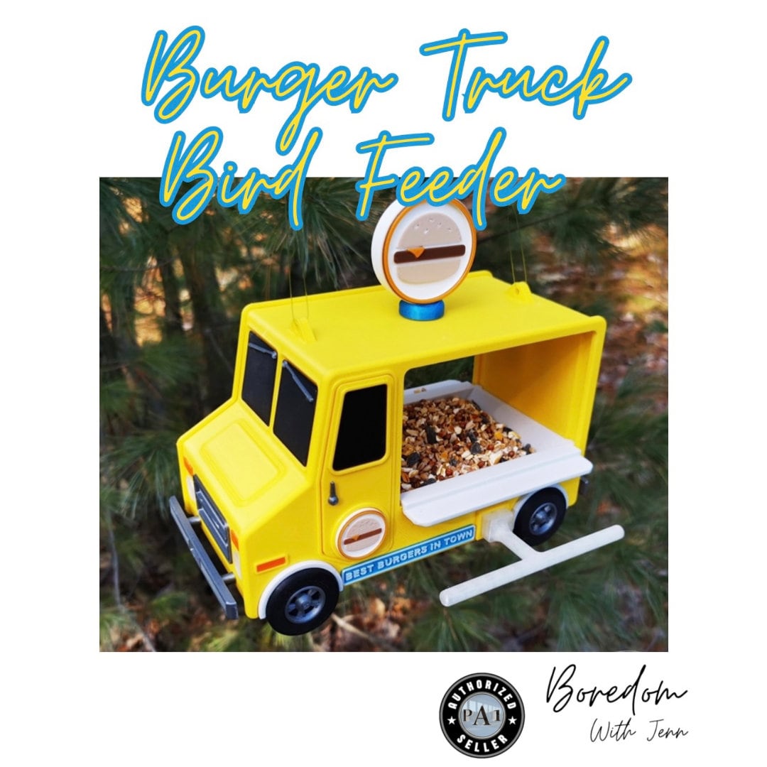 Bird Feeder, Burger Truck Bird Feeder. - Etsy