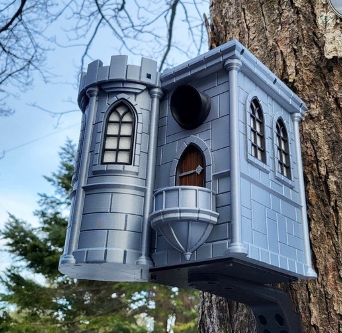 Bird Castle Birdhouse. - Etsy
