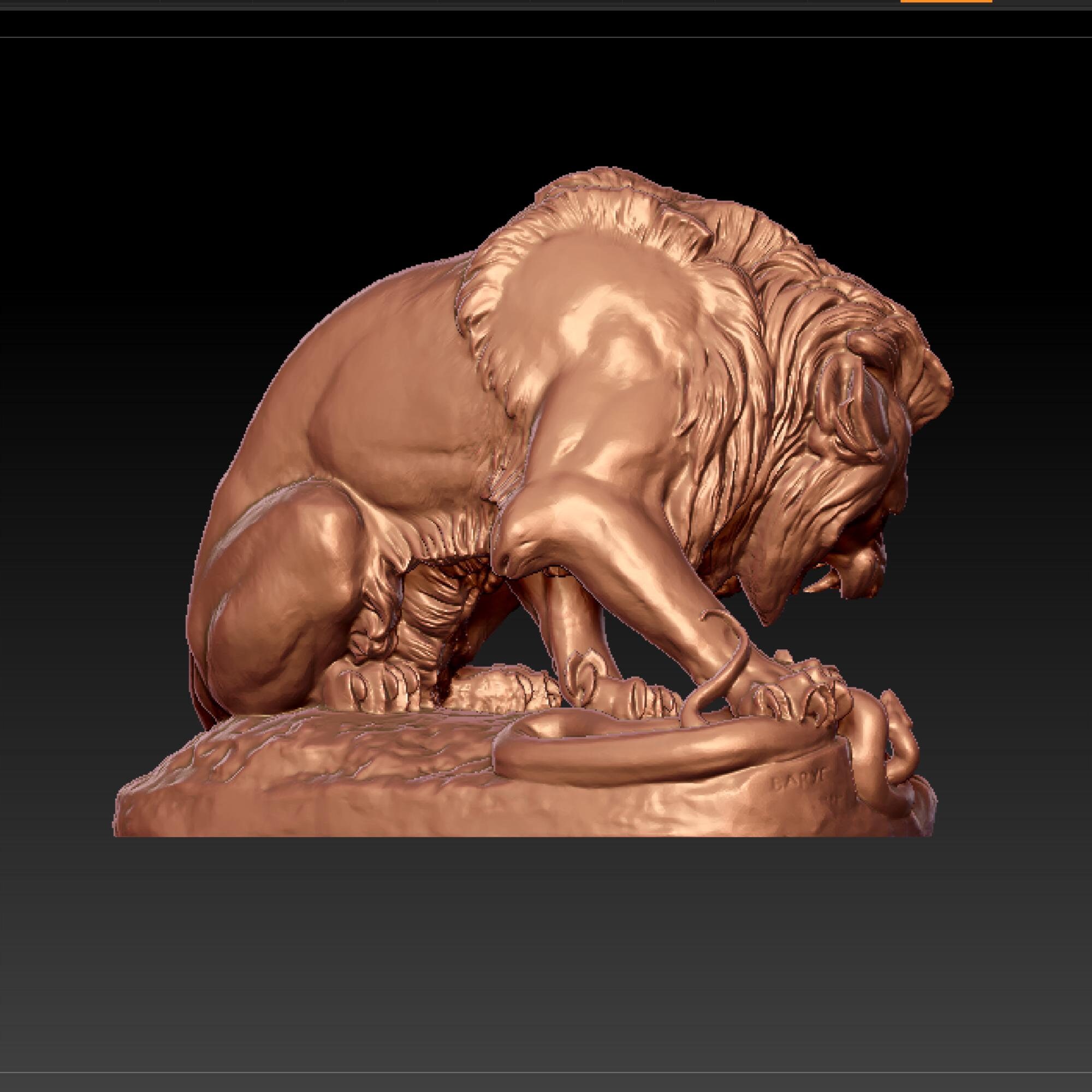 The Roaring Lion 3D Prints STL File - Etsy