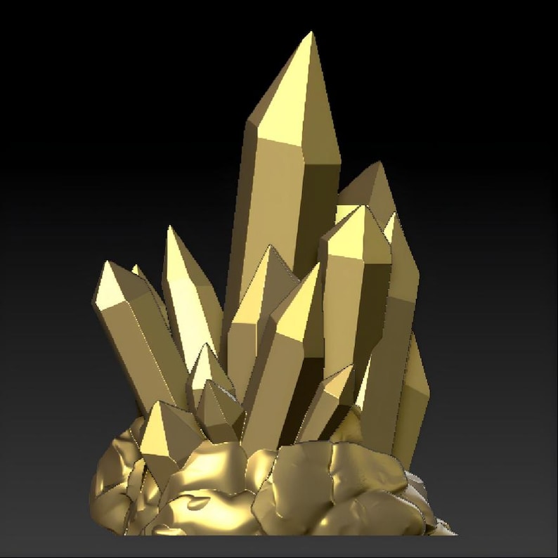 Crystal Cluster 3D Print Model STL File - Etsy