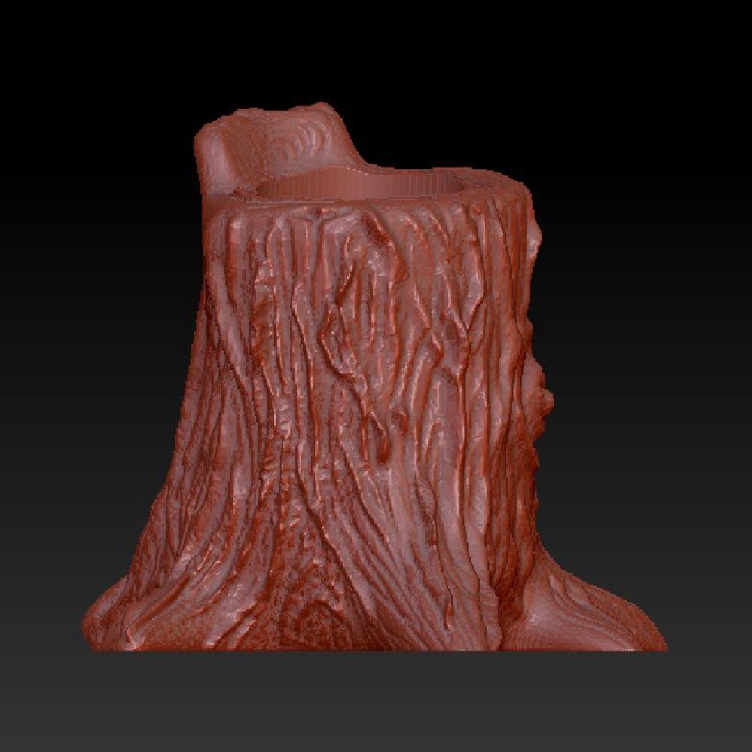 Tree Root Pen Holder 3D Prints/3d Models for CNC Router STL File - Etsy