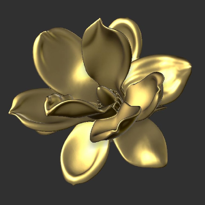 Magnolia/flower/3d Prints STL File - Etsy