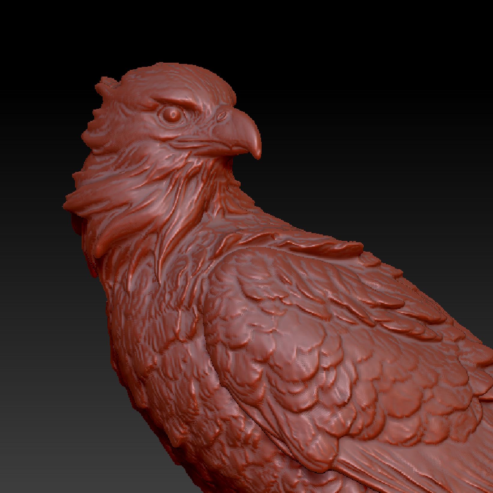 Eagle Figurine 3D Model: CNC Router STL File (digital Download) - Etsy