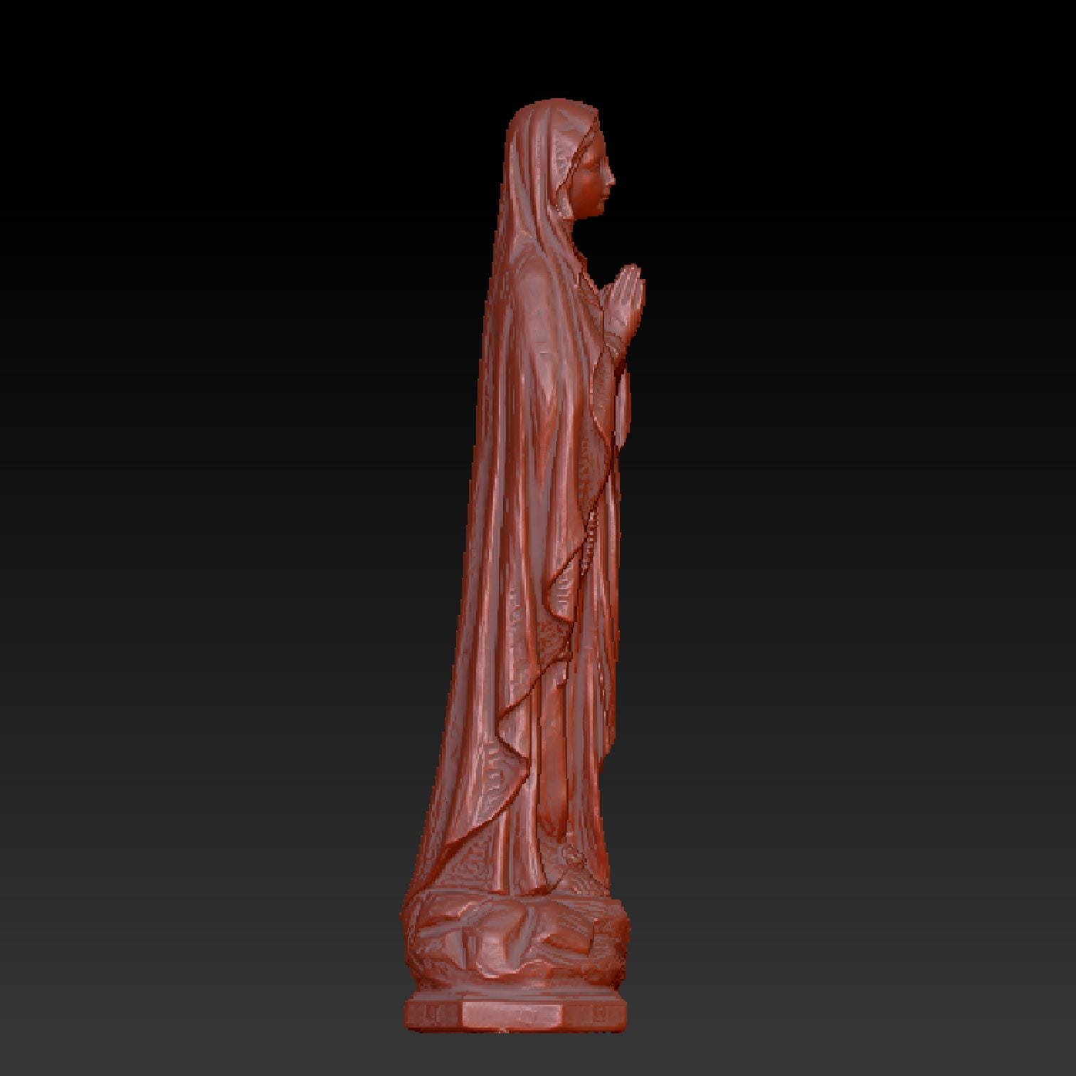 Virgin Mary/ornament/3d Prints/3d Models for CNC Router STL File - Etsy