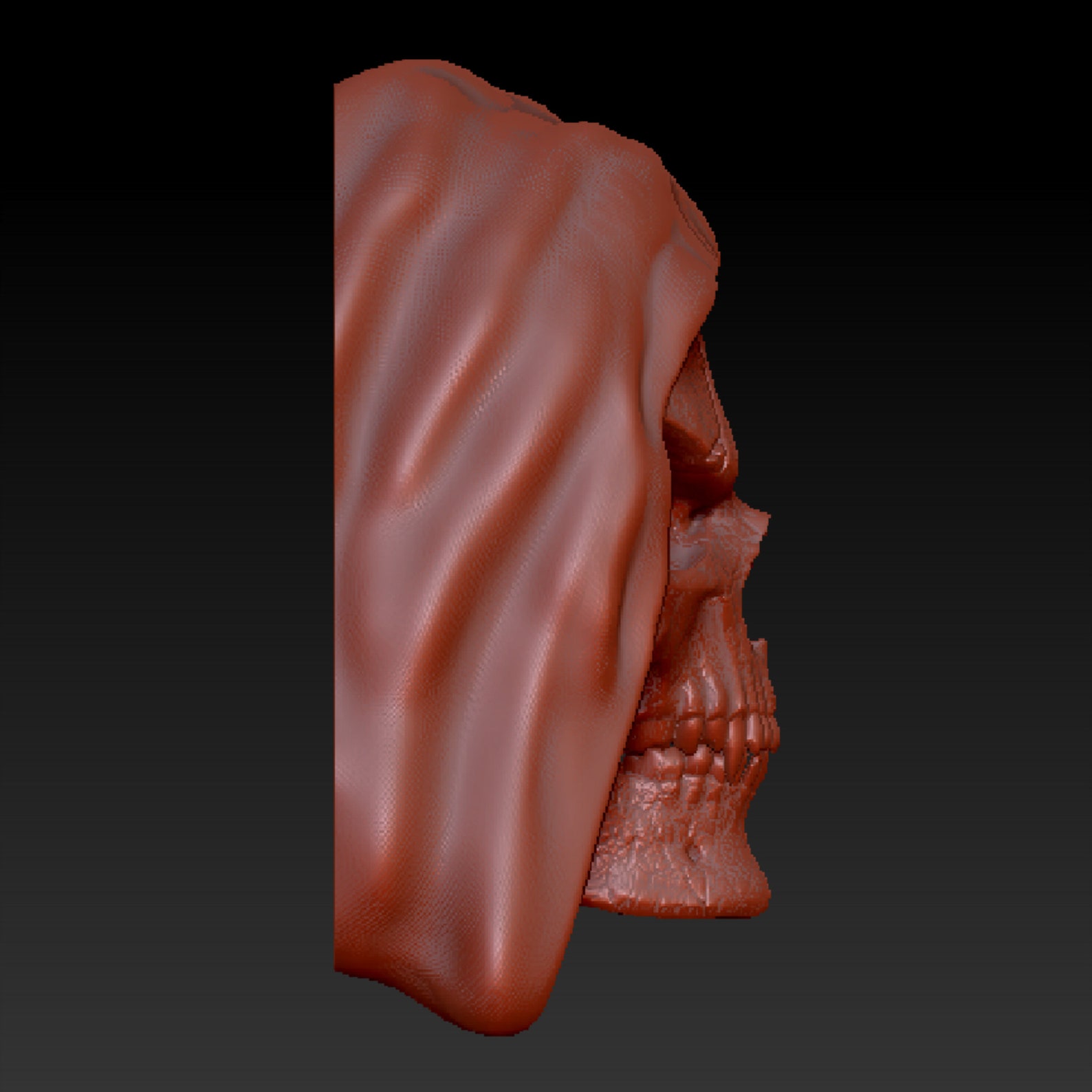 Halloween Cloak Skull 3D Prints/3d Models for CNC Router STL File - Etsy