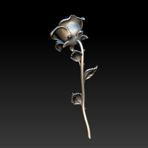 Rose 3D Model/3d Prints STL File - Etsy