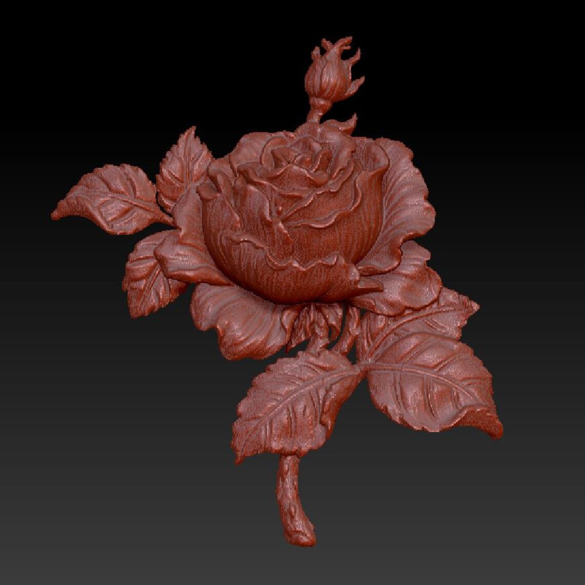 Peony Models/3d Prints/3d Models for CNC Router STL File - Etsy