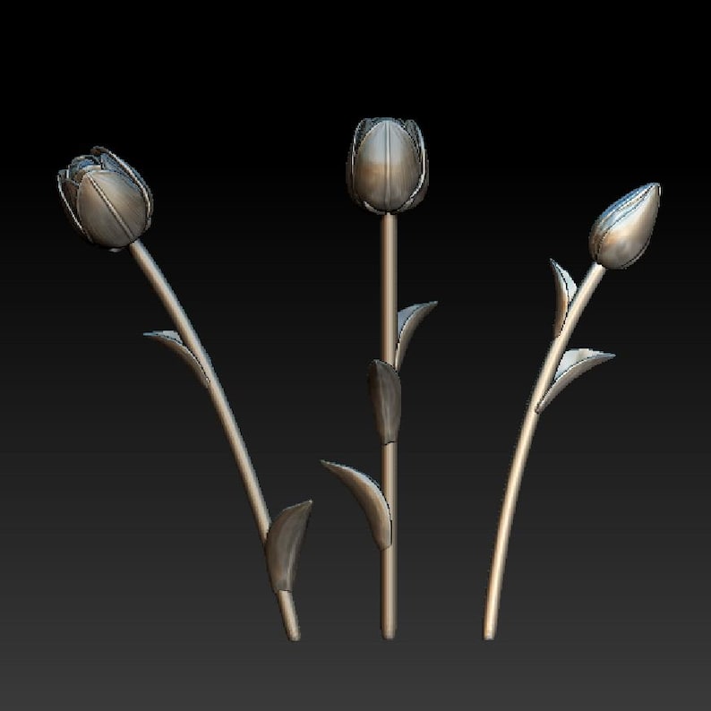 Tulip 3D Model/3d Prints STL File - Etsy