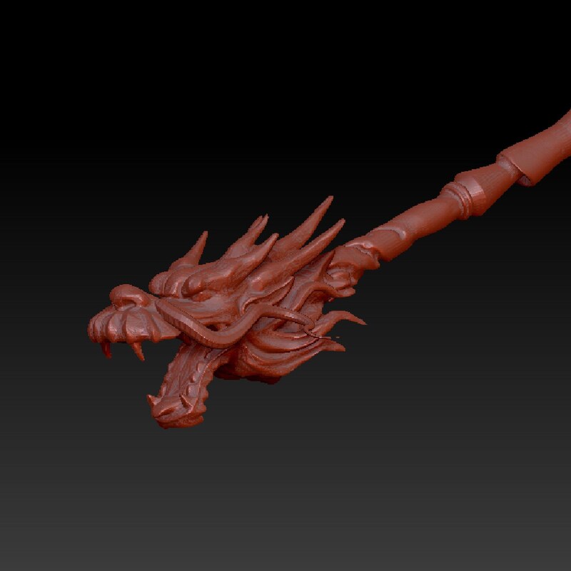 Dragon Staff - Etsy