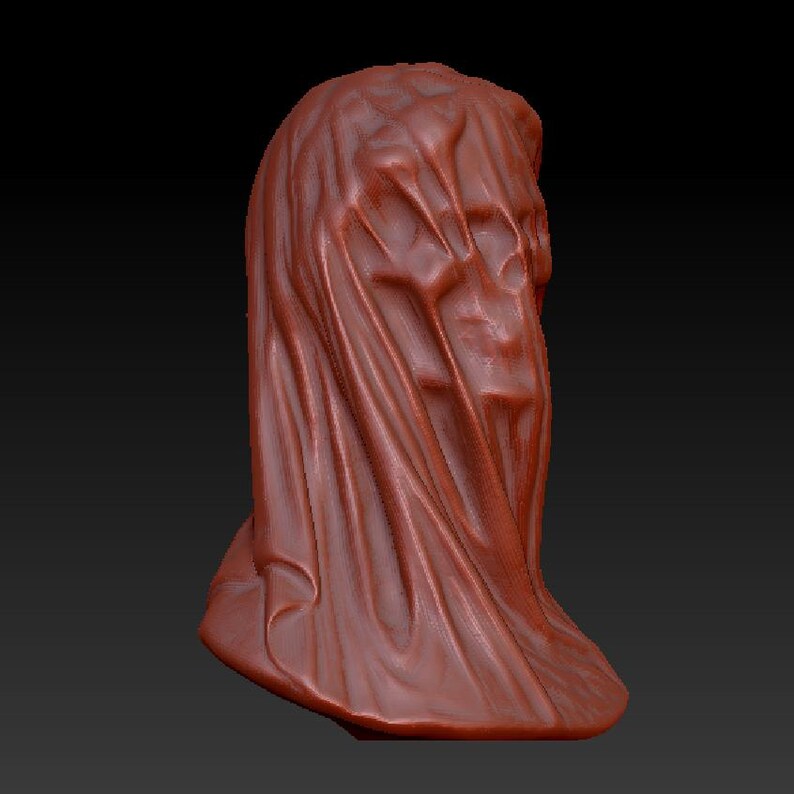 Halloween/veiled Skull 3D Prints/3d Models for CNC Router STL File - Etsy