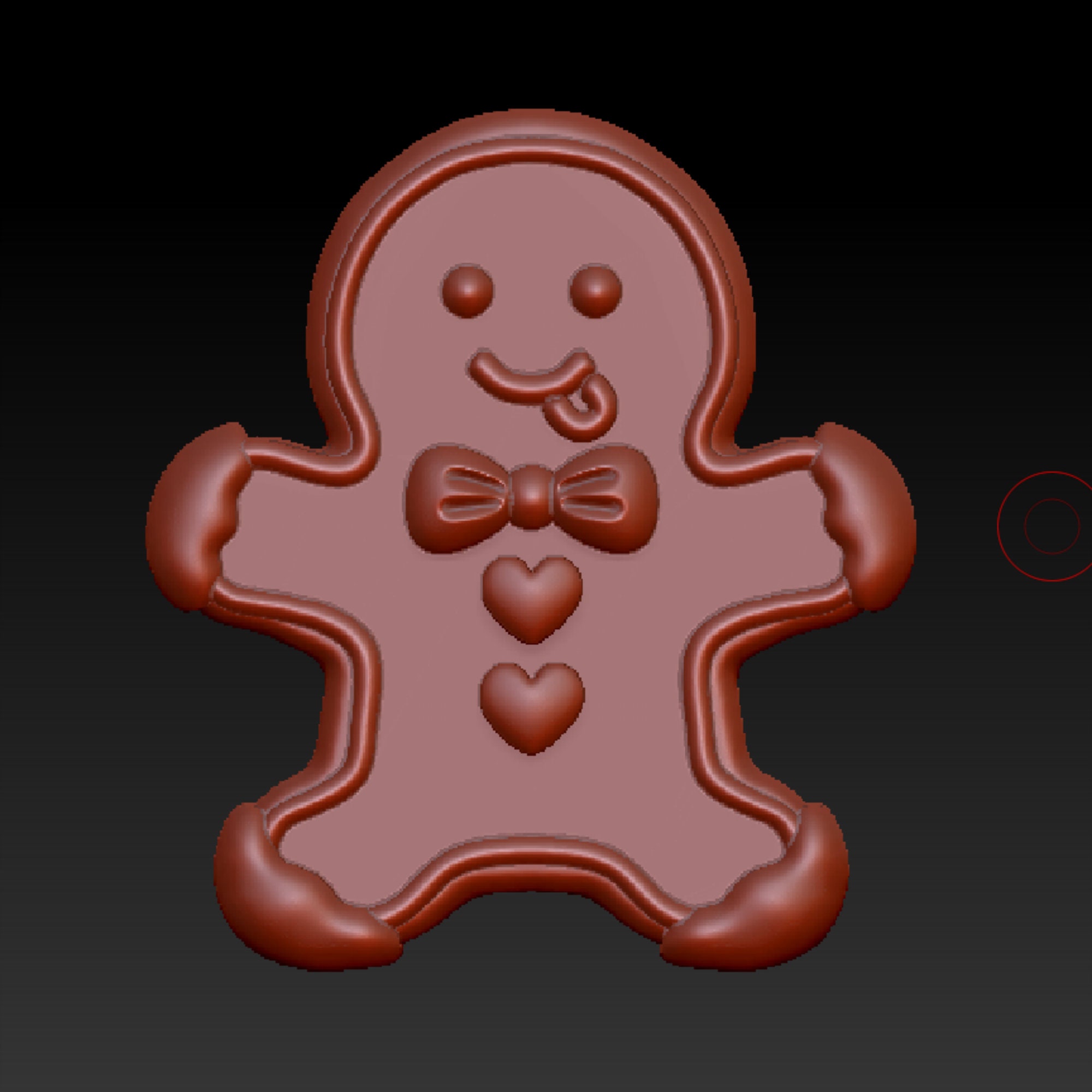 Christmas Gingerbread Man 3D Prints STL File - Etsy