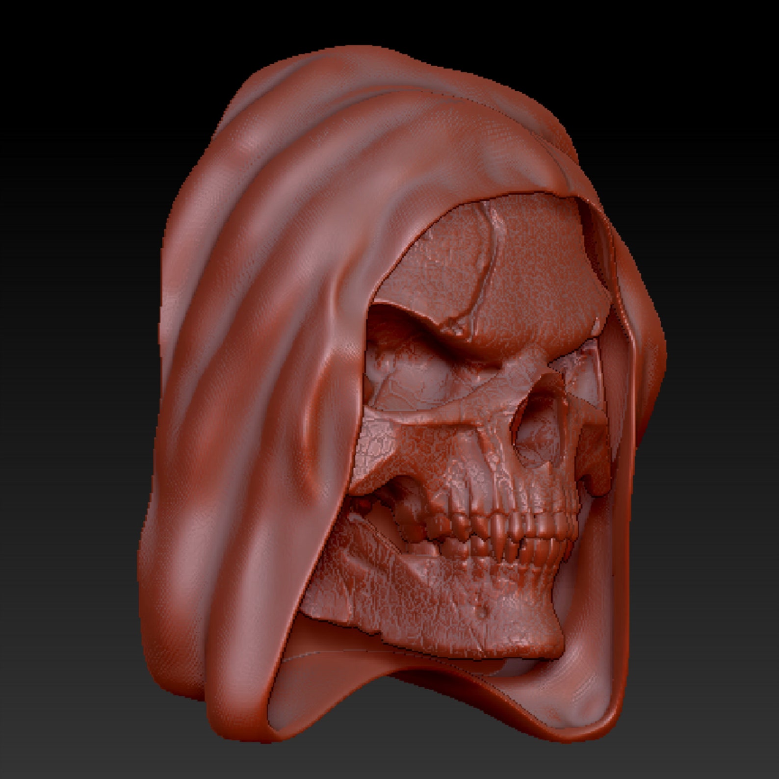 Halloween Cloak Skull 3D Prints/3d Models for CNC Router STL File - Etsy