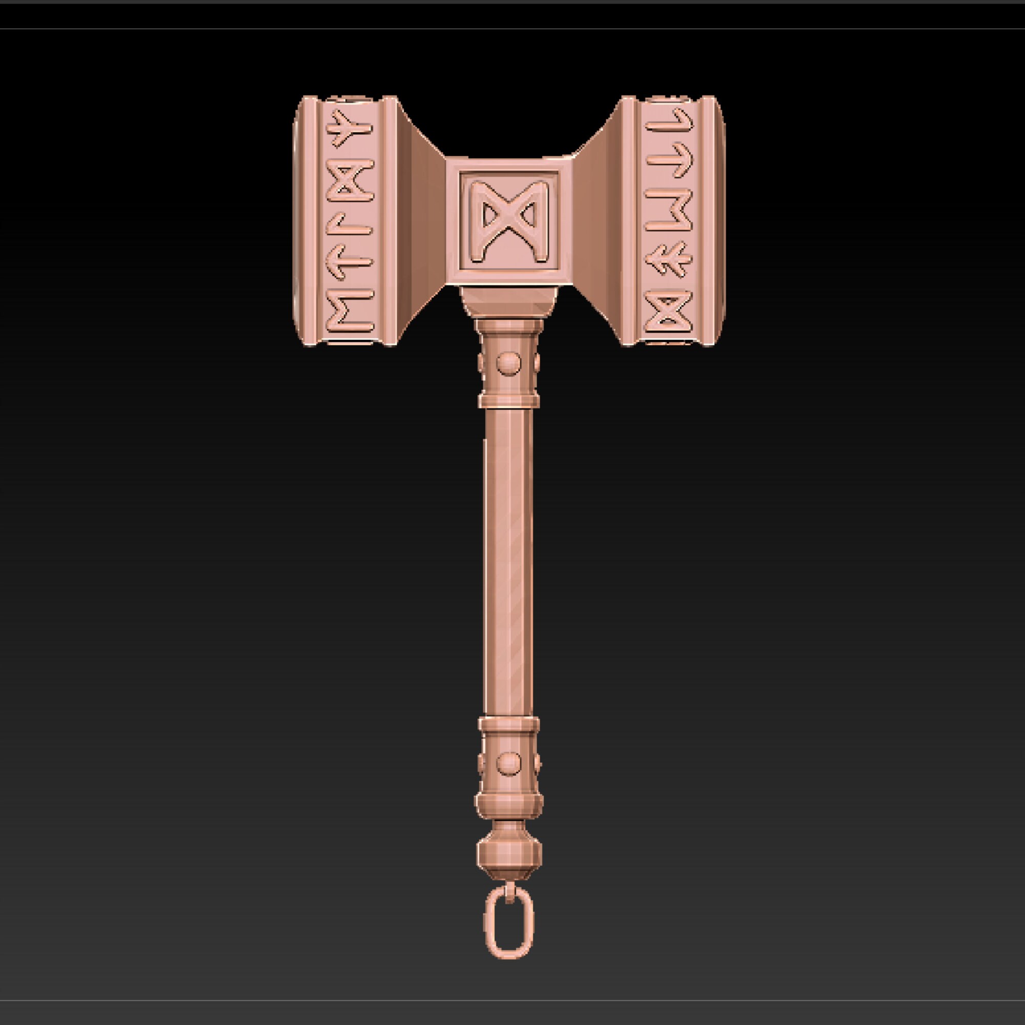 Double-edged Axe 3D Model STL File (digital Download) - Etsy