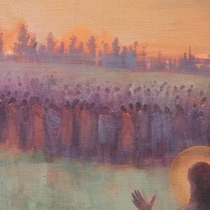 Sermon on the Mount, the Beatitudes Print Series, Christian Art ...