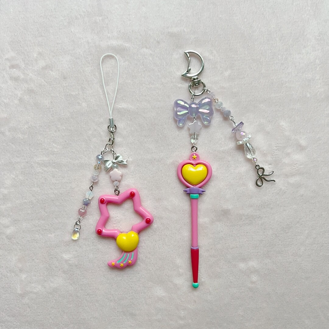 Creamy Mami, the Magic Angel Wands Kawaii Cute Keychain Charm Drop ...
