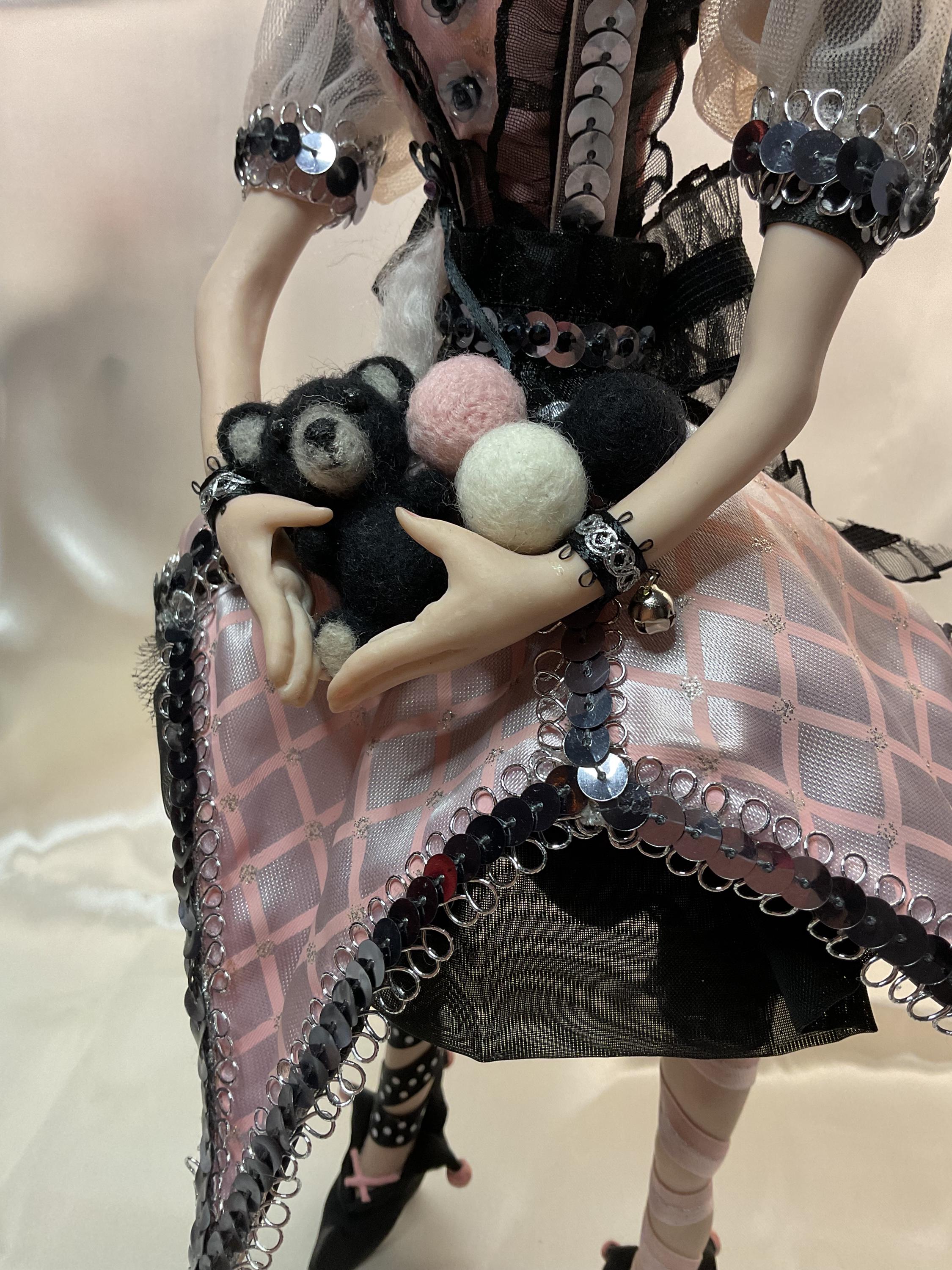 Sad Crying Harlequin Jester Clown Artist Boudoir Doll 15” French Circus ...