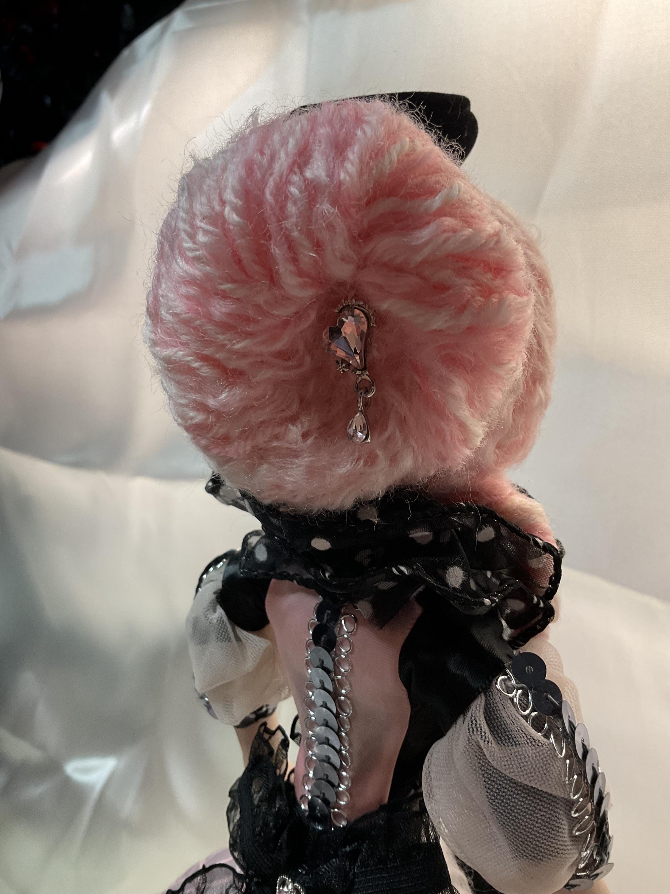 Sad Crying Harlequin Jester Clown Artist Boudoir Doll 15” French Circus ...