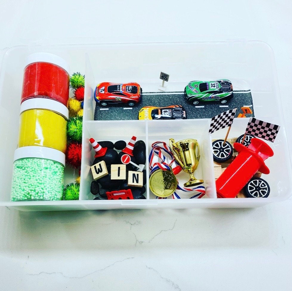 Race Car Sensory Kit - Etsy