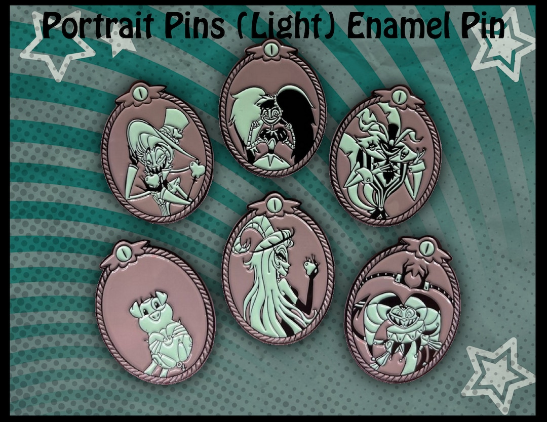 Light Hellaverse Helluva Boss Portrait Enamel Pins - Etsy