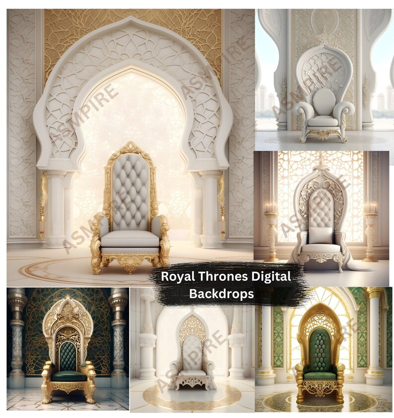 Royal Throne Chair Digital Backdrops, Photography Backdrop, Maternity ...