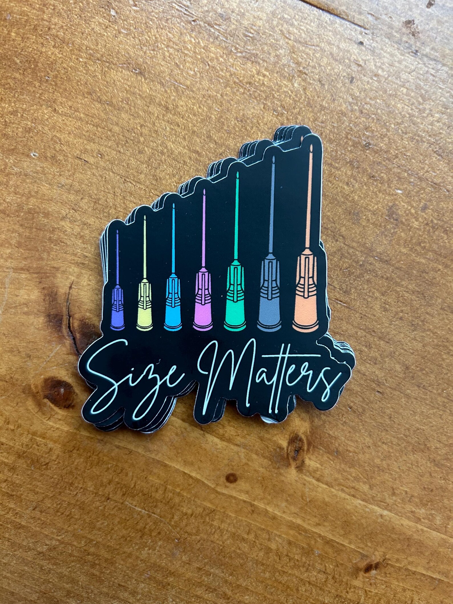 Size Matters IV Catheter Healthcare Registered RN Nurse Nursing Paramedic Medic EMT Funny ...