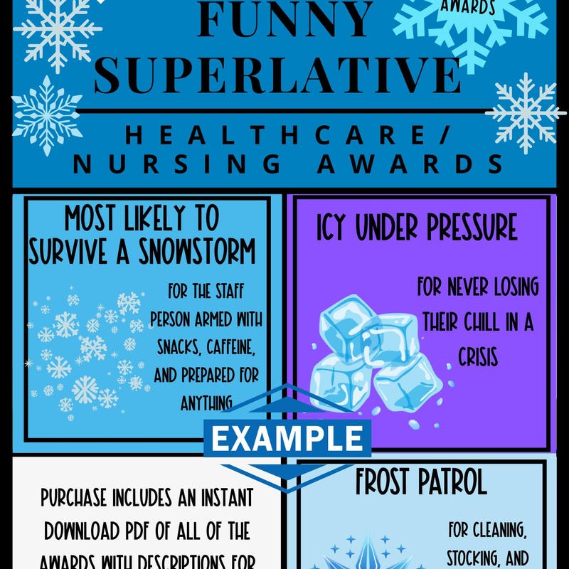 Funny Nurse Superlatives - Etsy