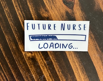 Nursing Student Degree Loading Sticker - Etsy