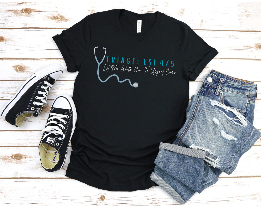 Emergency Room Department Triage ER ED Nurse Nursing Tech Funny T-shirt ...