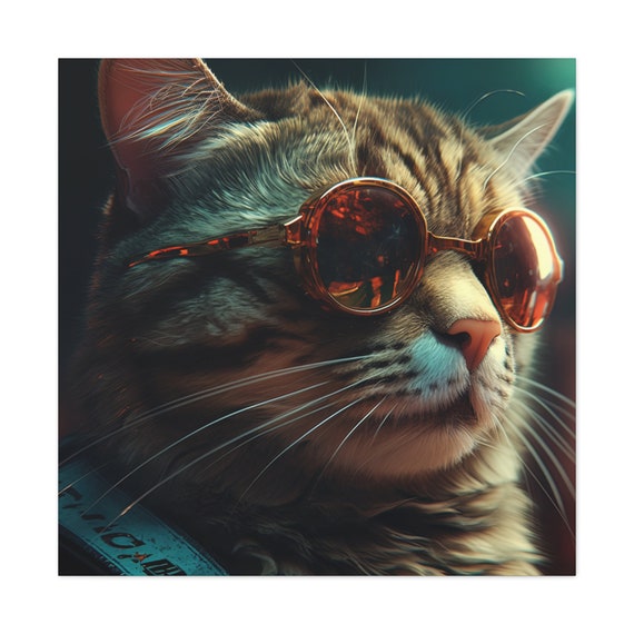 Trippy Cat Glasses